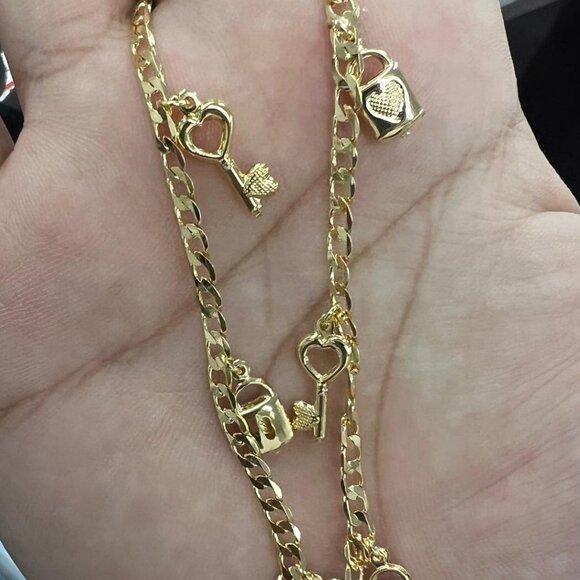 Prime Jewelry 269 | Jewelry | Bracelet Gold Filled Anklet 8k Pulsera De ...